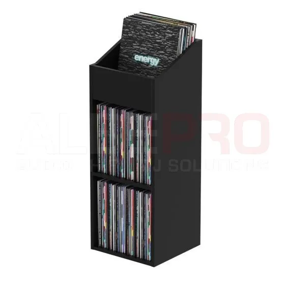 Glorious Record Rack 330 black | ALBEPRO
