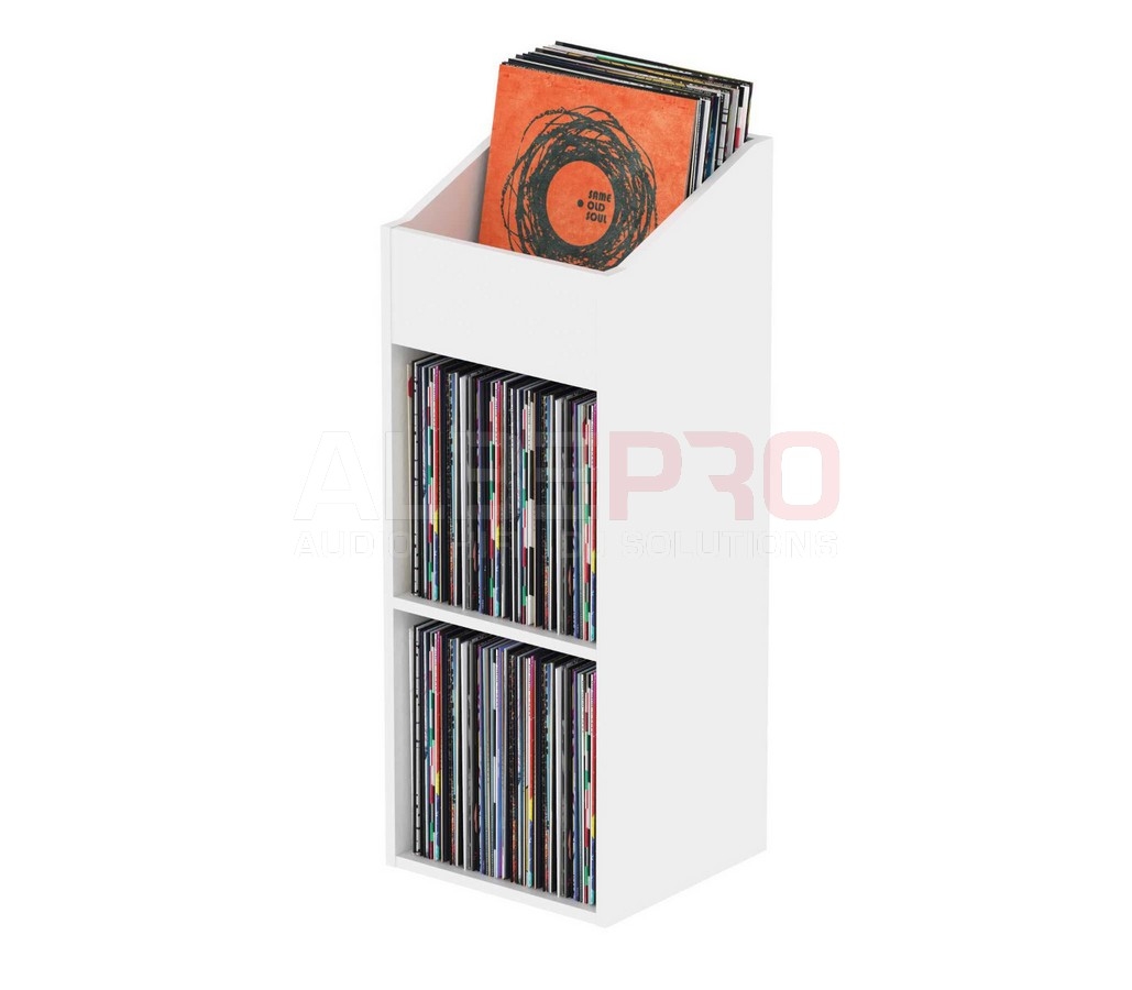 Glorious Record Rack 330 white | ALBEPRO